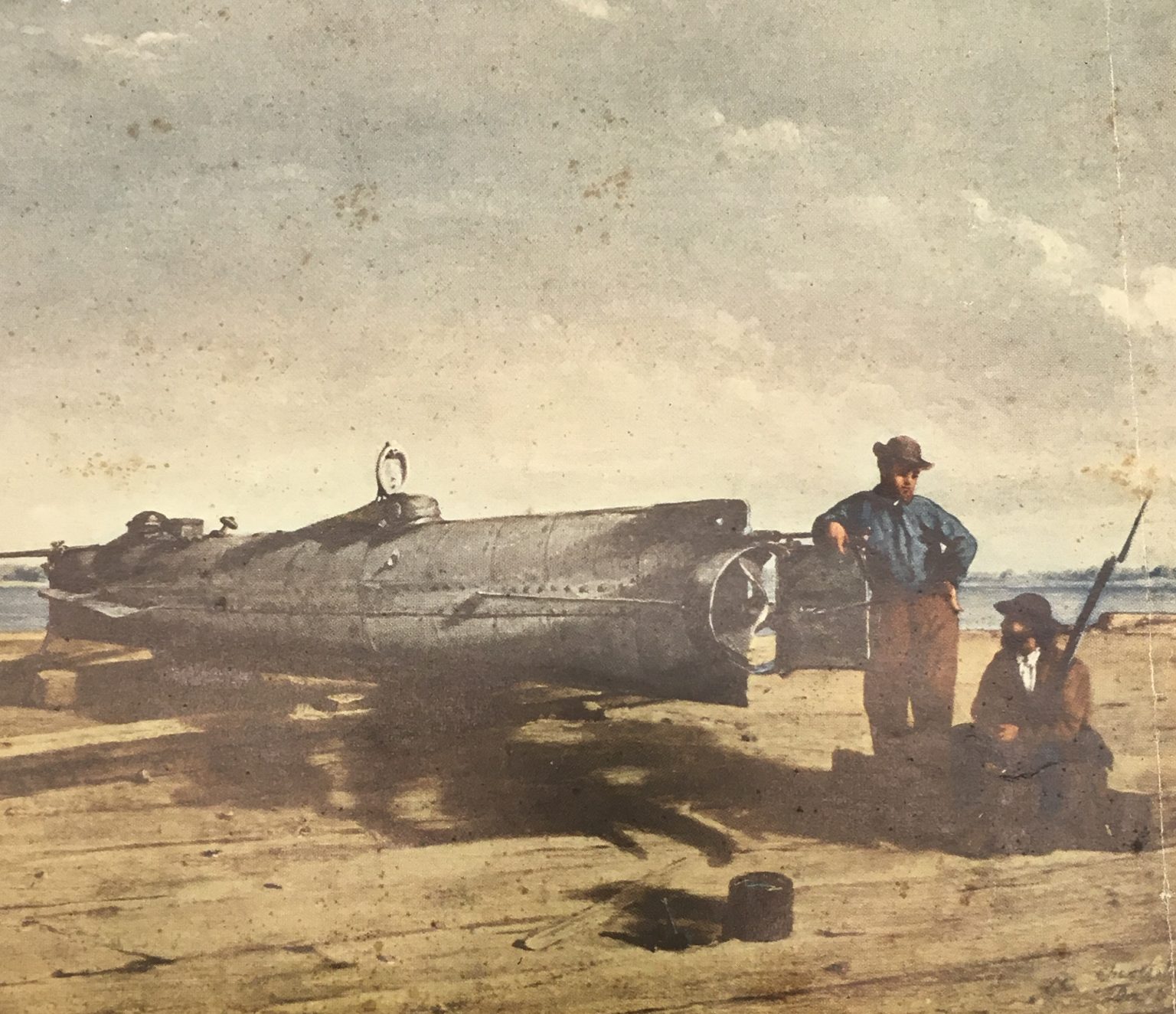 August, 1863: The H.L. Hunley sinks for the first time in Charleston ...